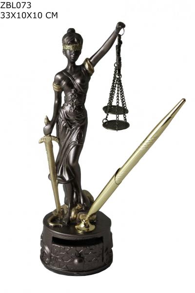 Themis Heykel Çekmeceli Kalemli 38 cm